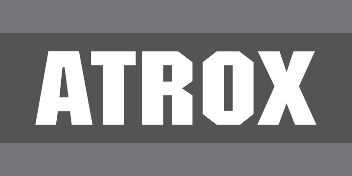 ATROX | Font Zillion