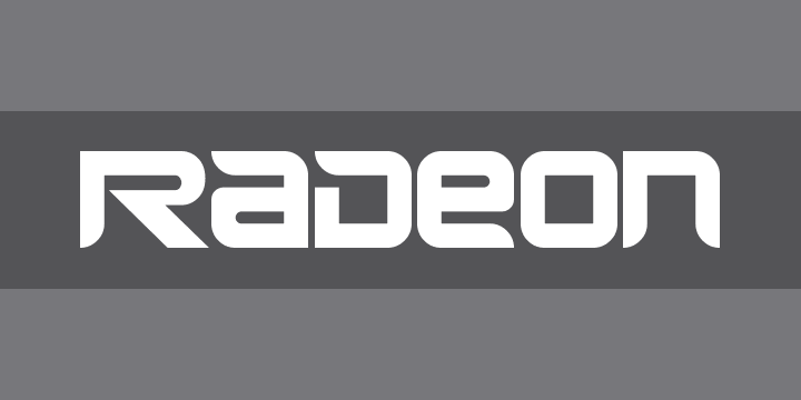 Radeon | Font Zillion